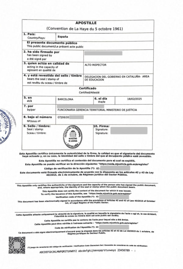 ¿Cómo reconocer un documento apostillado o legalizado?