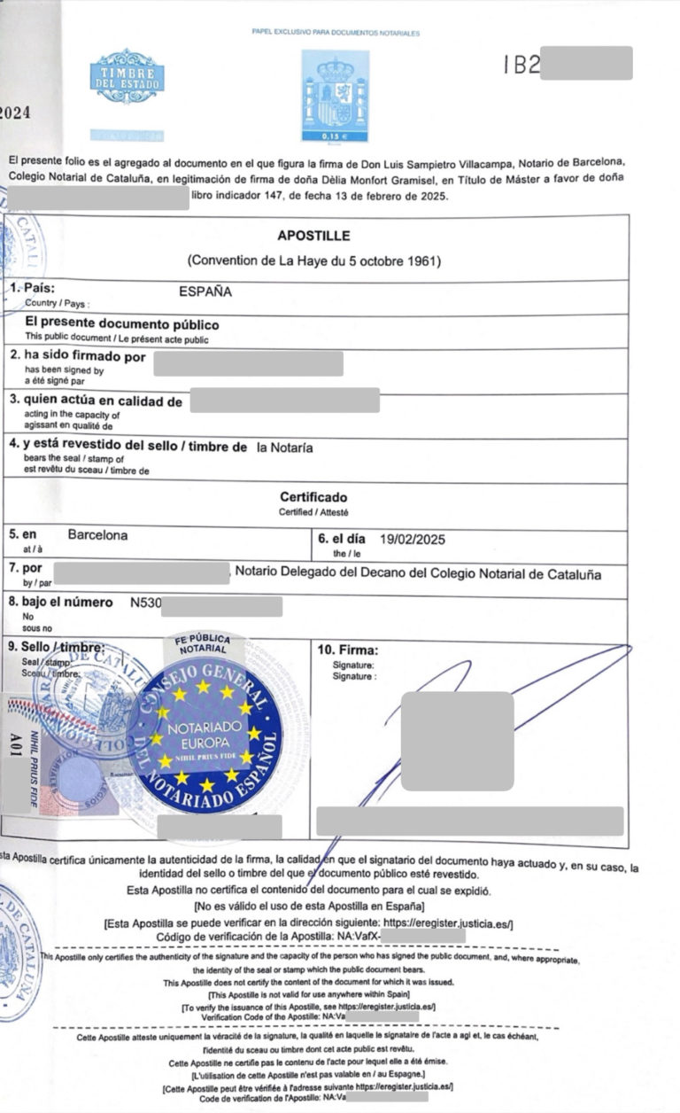 ¿Cómo reconocer un documento apostillado o legalizado?